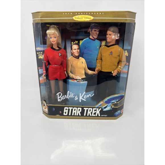 Mattel | Toys | 996 Mattel Star Trek 3 Years Barbie And Ken Doll Gift ...